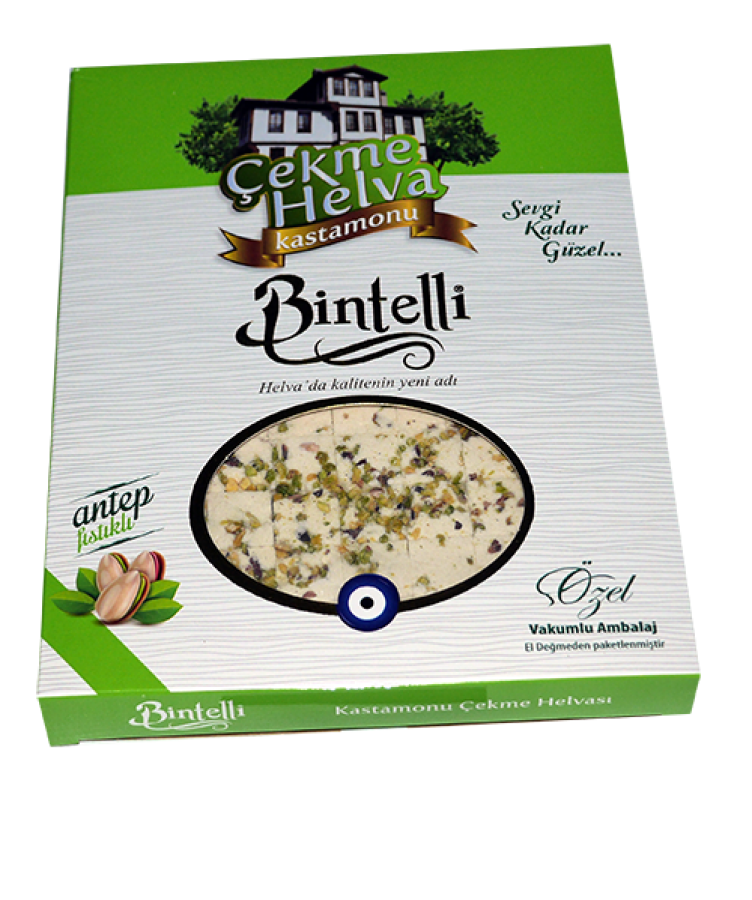 Bintelli Antep Fıstıklı Çekme Helva (V) 500 gr